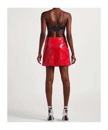 GANNI Crepe Crop Top