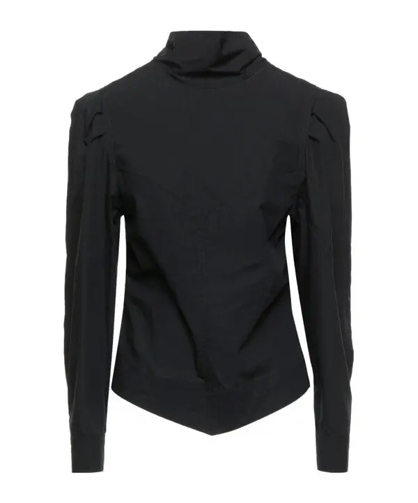 Isabel Marant Étoile High Neck Long Sleeve Zipper Closure Top
