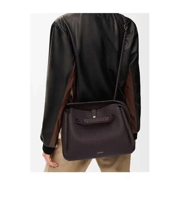 Loewe Textured Leather Satchel Bag