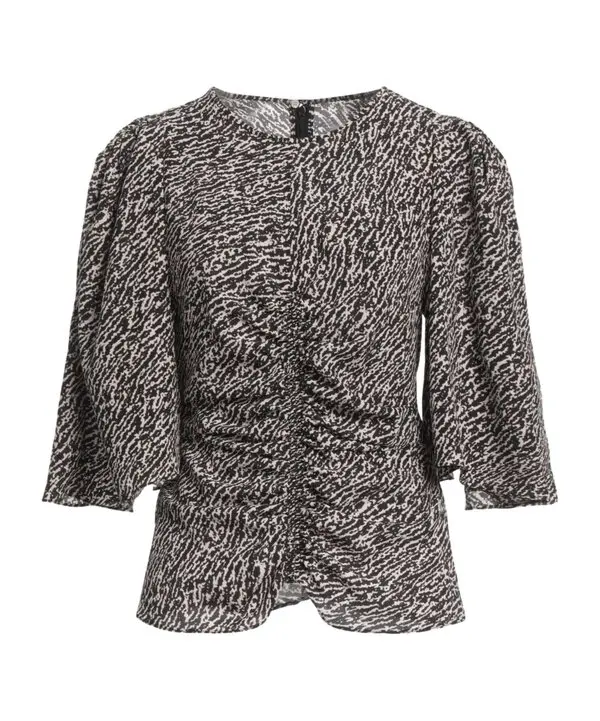 Isabel Marant Étoile Pleated Design Top - Black