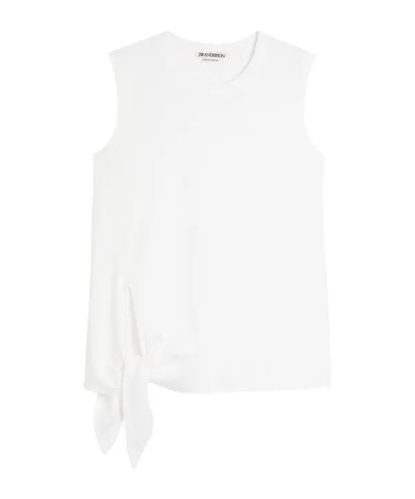 J.W.ANDERSON Knotted Cotton Tank Top