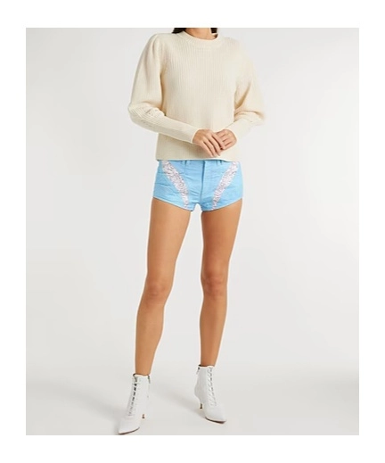 Isabel Marant Étoile Printed Denim Shorts