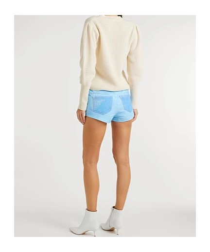 Isabel Marant Étoile Printed Denim Shorts
