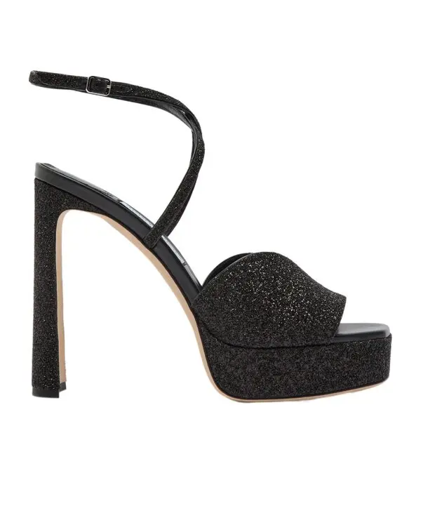JIMMY CHOO Shiny Leather Sandals