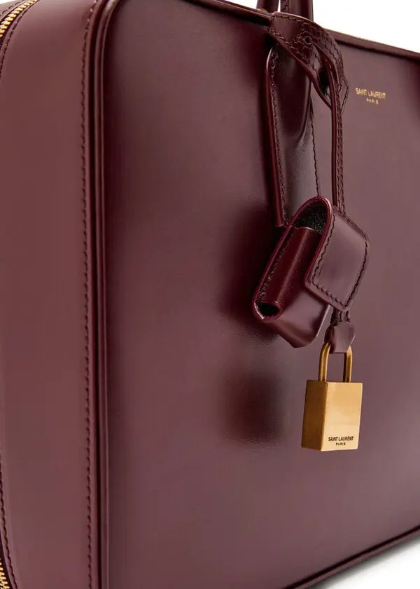 Saint Laurent Sac De Jour Large Leather Top Handle Bag