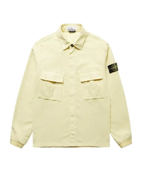 Stone Island Logo Long-sleeved Shirt