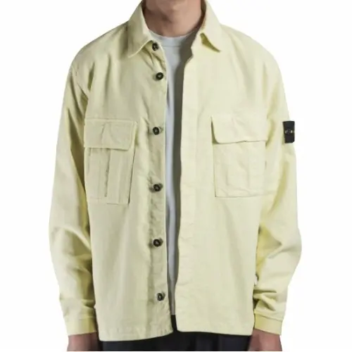 Stone Island Logo Long-sleeved Shirt