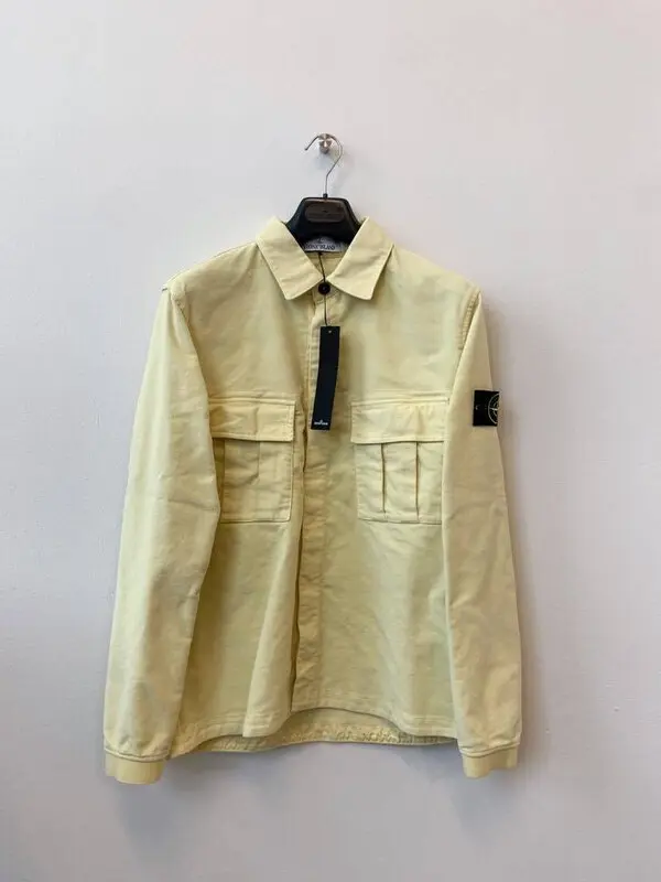 Stone Island Logo Long-sleeved Shirt