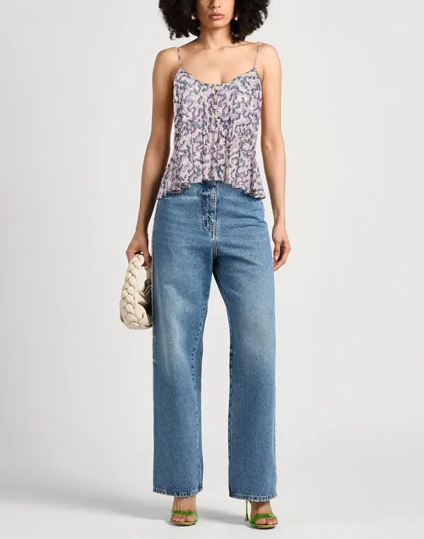Isabel Marant Étoile Sleeveless Peplum Top - Gray