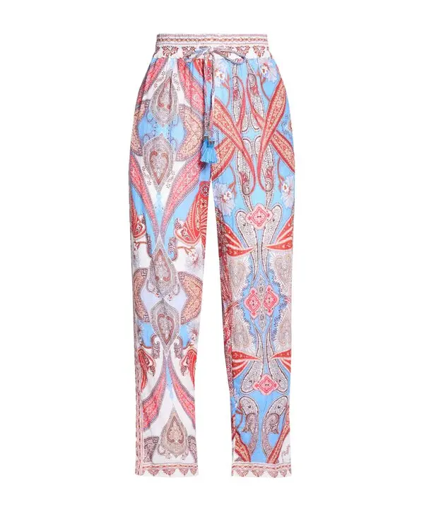 Farm Rio Printed Paisley Wide Leg Pants