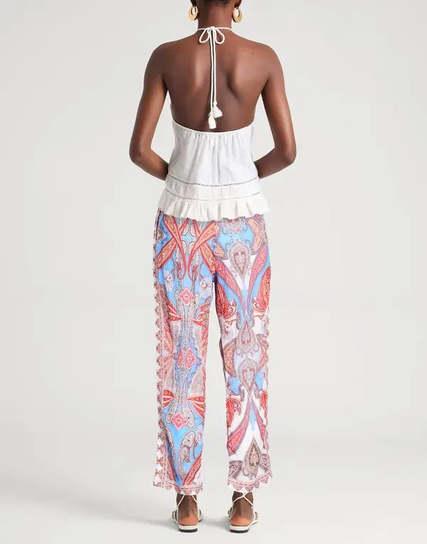 Farm Rio Printed Paisley Wide Leg Pants