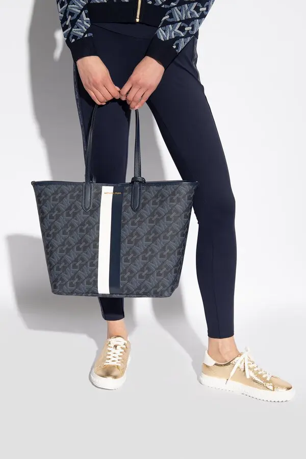 Michael Kors Eliza Logo Plaque Tote Bag