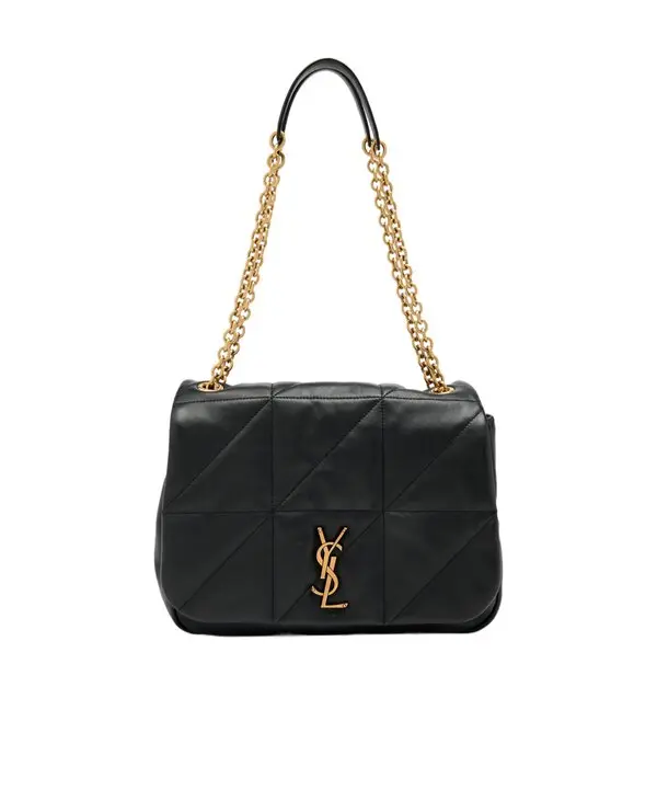 Saint Laurent Jamie 4.3 Medium Leather Shoulder Bag - Black