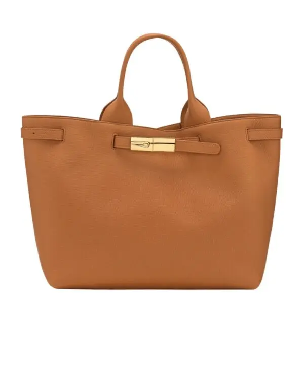 Longchamp Le Smart L Tote Bag - Caramel
