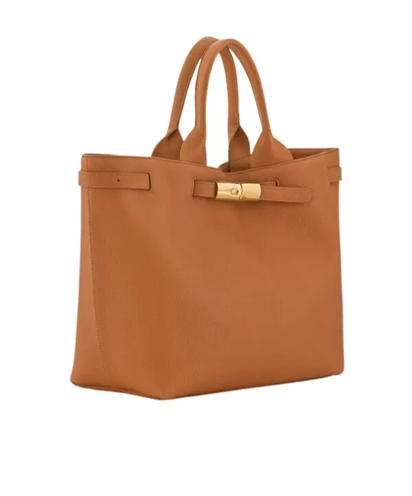 Longchamp Le Smart L Tote Bag - Caramel