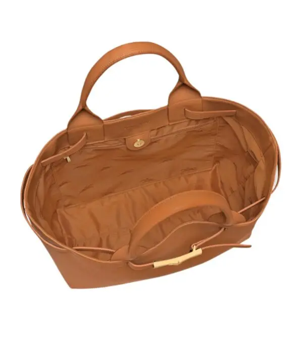 Longchamp Le Smart L Tote Bag - Caramel
