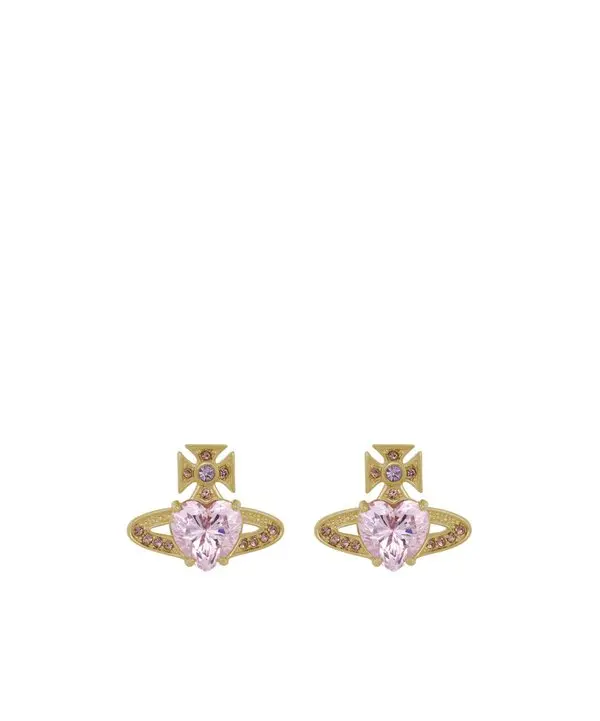 VIVIENNE WESTWOOD Heart Stud Earrings
