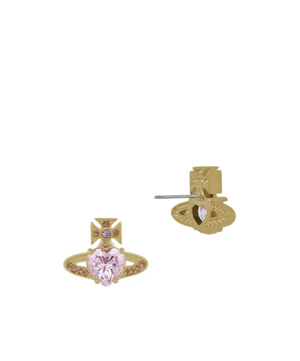 VIVIENNE WESTWOOD Heart Stud Earrings