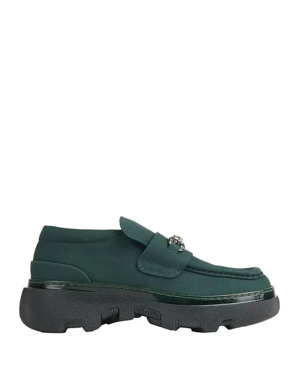 Burberry Genuine Leather Platform Loafers