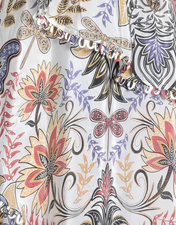 Farm Rio Floral Print Layered Slip Dress