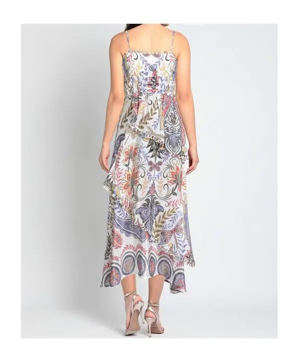 Farm Rio Floral Print Layered Slip Dress
