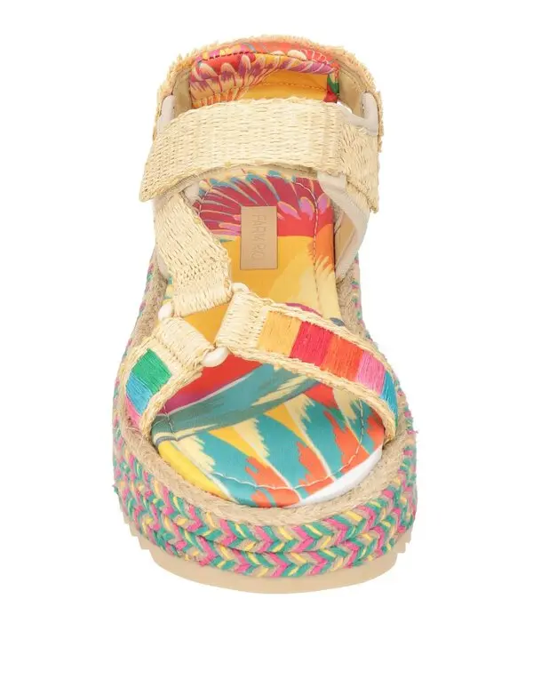 Farm Rio Woven Platform Espadrille Sandals