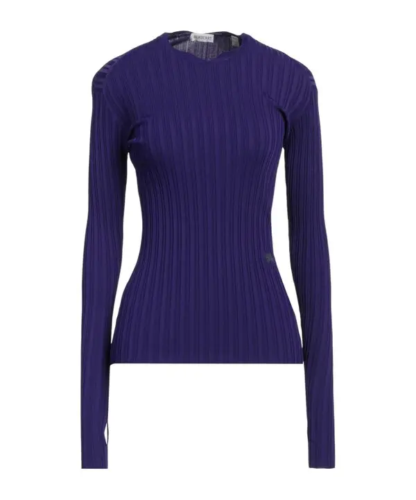 Burberry Ribbed Crew Neck Long Sleeve Knit