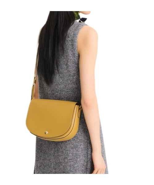 Longchamp Medium Calfskin Épure Flap Cross-body Bag