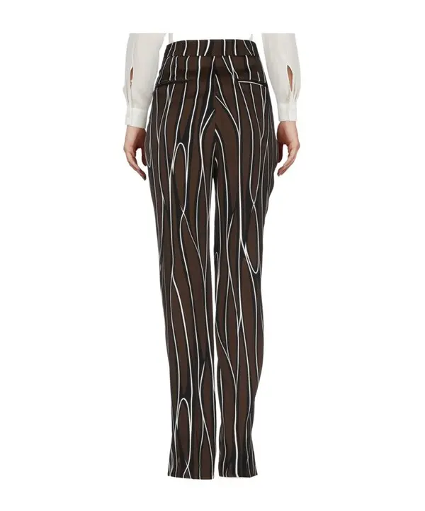 Marni Striped Crepe Pants