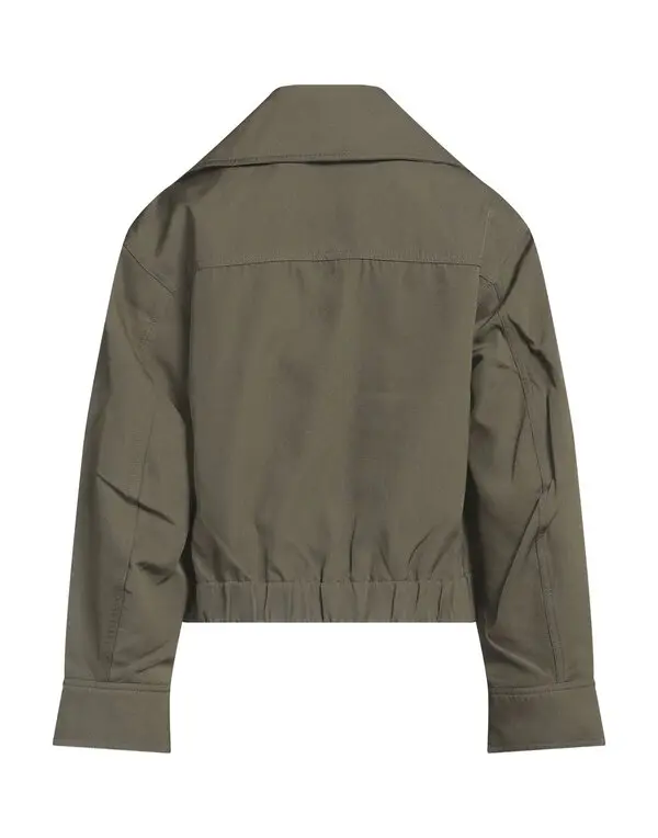 GANNI Embroidered Logo Casual Jacket