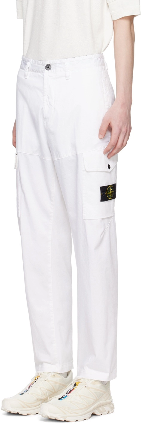 Stone Island Straight-leg Cotton Cargo Trousers
