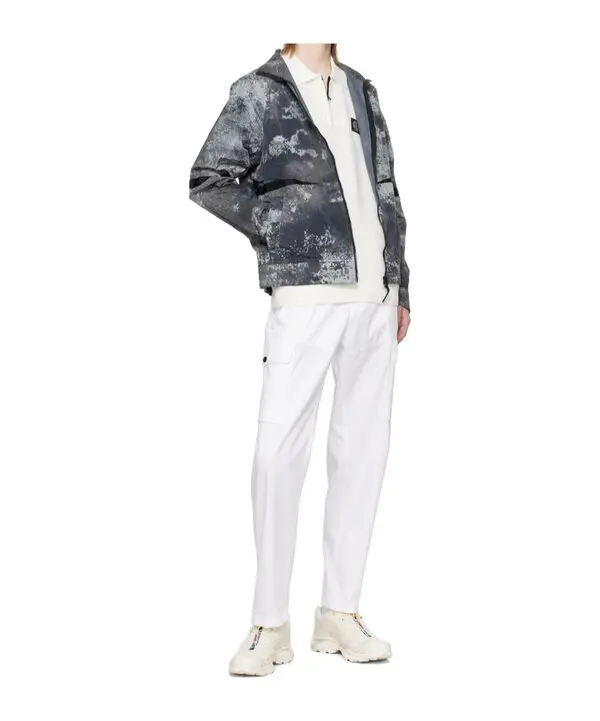 Stone Island Straight-leg Cotton Cargo Trousers