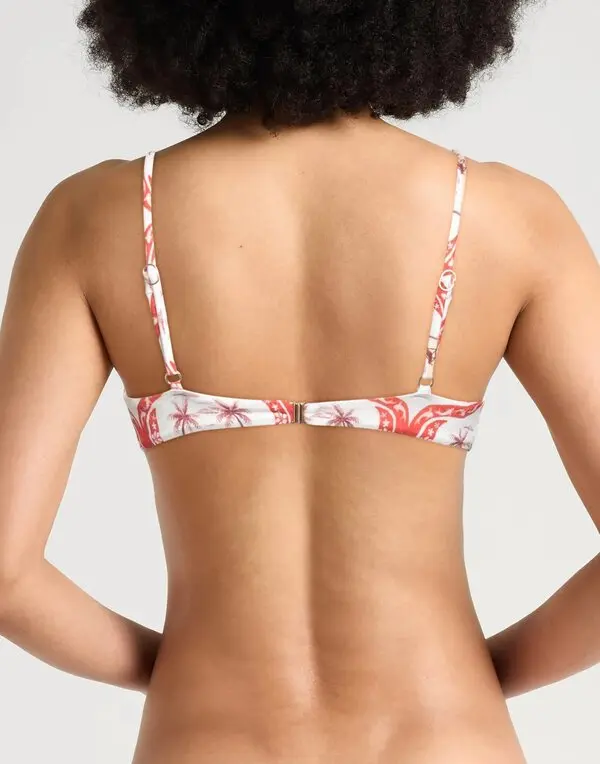 Farm Rio Printed Triangle Bikini Top