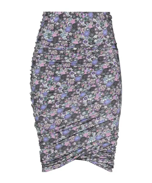 Isabel Marant Étoile Floral Print Asymmetric Jersey Skirt