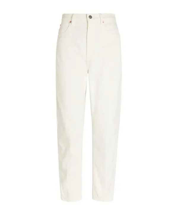 Polo Ralph Lauren Curved Tapered-leg Jeans - White