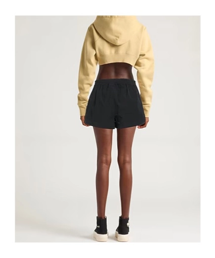 GANNI Logo Patch Shorts
