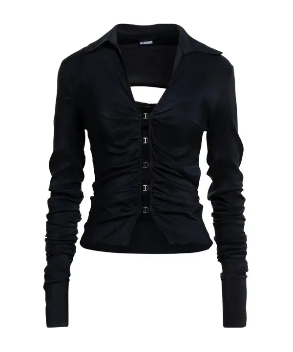 Jacquemus Long-sleeved Shirt - Midnight Blue