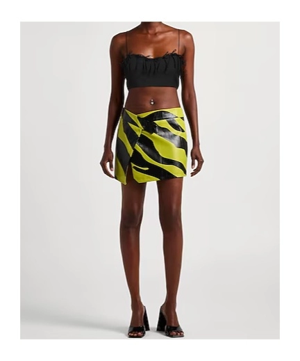 GANNI Sleeveless Crop Top With Bow Detail
