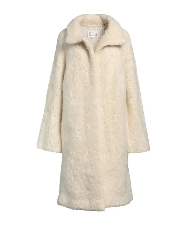 MAISON MARGIELA Single-breasted Bouclé Coat