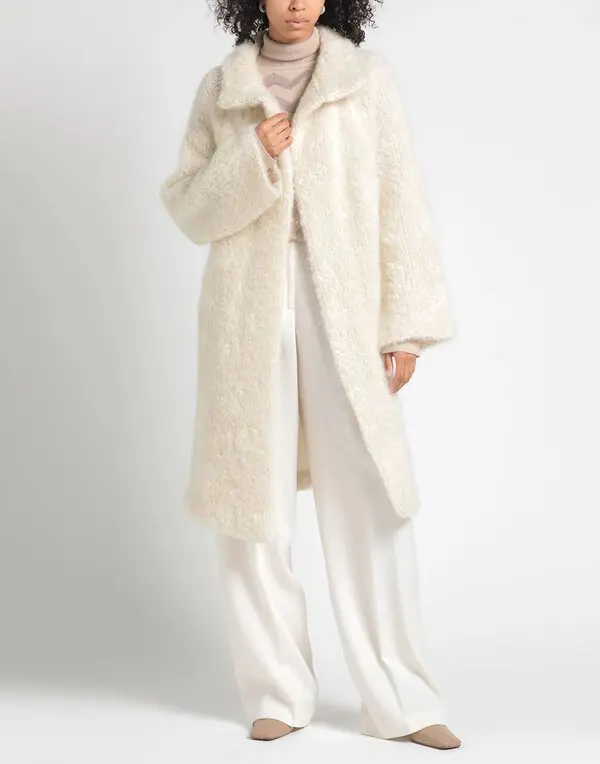MAISON MARGIELA Single-breasted Bouclé Coat