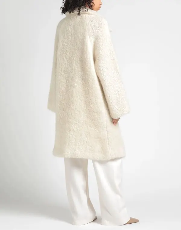 MAISON MARGIELA Single-breasted Bouclé Coat