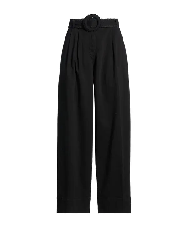 Farm Rio Wide Leg Pleated Pants With Belt