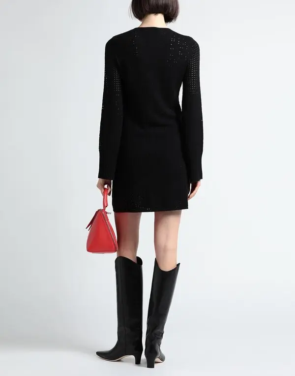 Chloé Solid Color Knitted Long Sleeve Dress