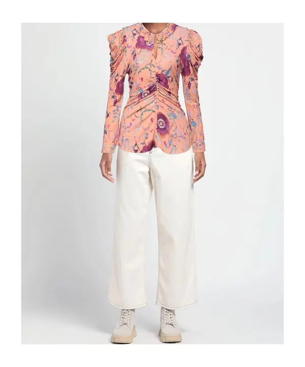 Isabel Marant Étoile Floral Long-sleeve Blouse