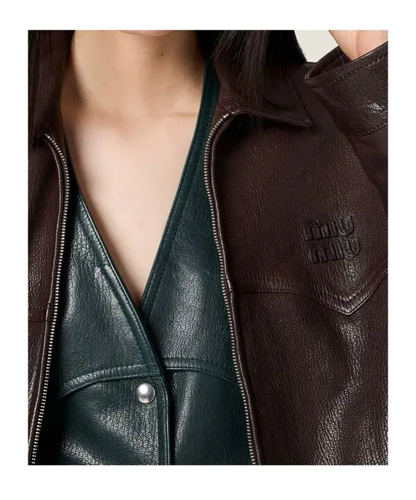 Miu Miu Zip-up Blouson Jacket