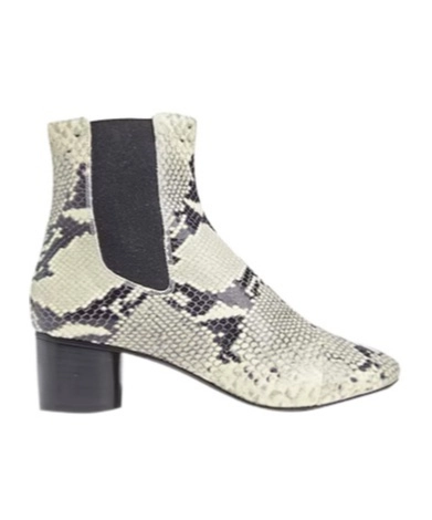 Isabel Marant Étoile Two-tone Leather Ankle Boots