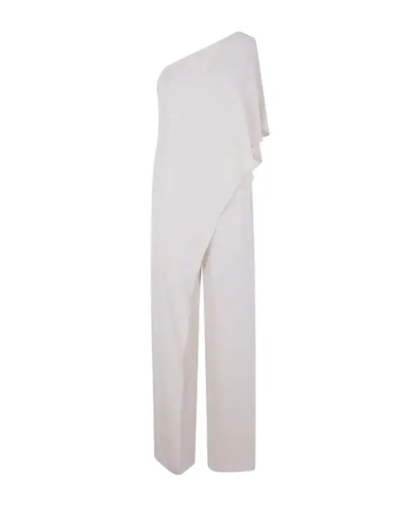 Ralph Lauren One-shoulder Jumpsuit - White