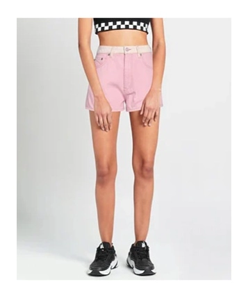 GANNI Two-tone Denim Shorts