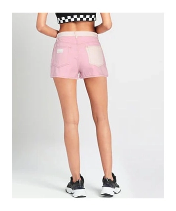 GANNI Two-tone Denim Shorts