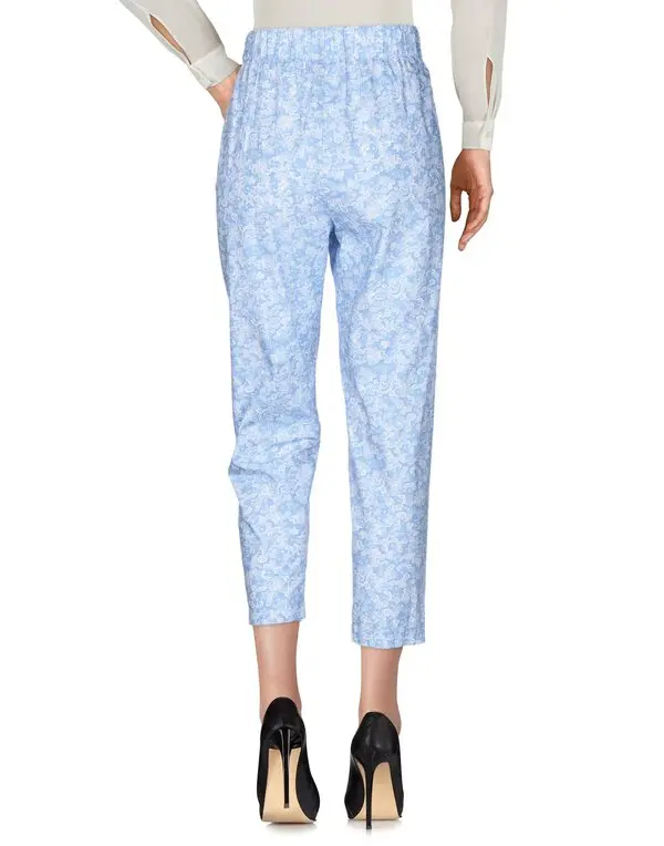 GANNI High-waist Straight-leg Floral Pants